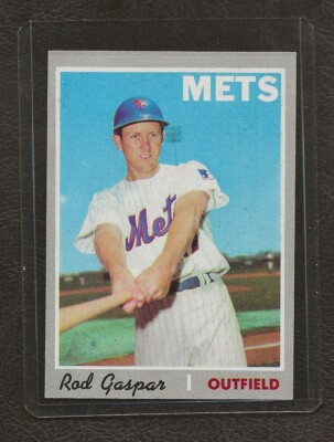 1970 Topps Baseball Card #371 Rod Gasper, New York Mets, NM! | eBay