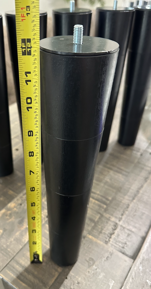 12" Adjustable Bed Base Leg Post Tapered 6x Leg Support Tempurpedic ...