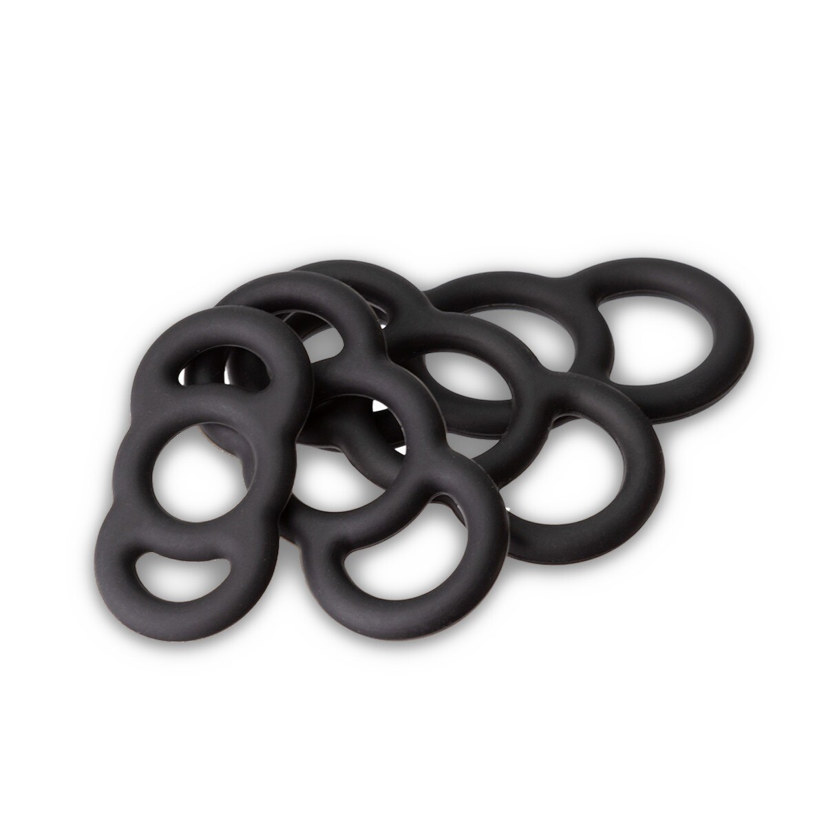 Stretchy Silicone Male Penis Erection Enhancer Cock Ring Set for Penis ...