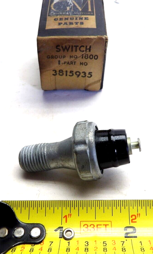NOS GM 1958-1963 Chevy Passenger Car Oil Pressure Switch 3815935 Impala ...