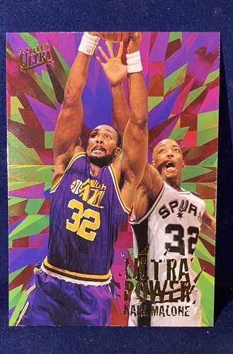 1995-96 Fleer Ultra Power Karl Malone Utah Jazz #5 C39 | eBay