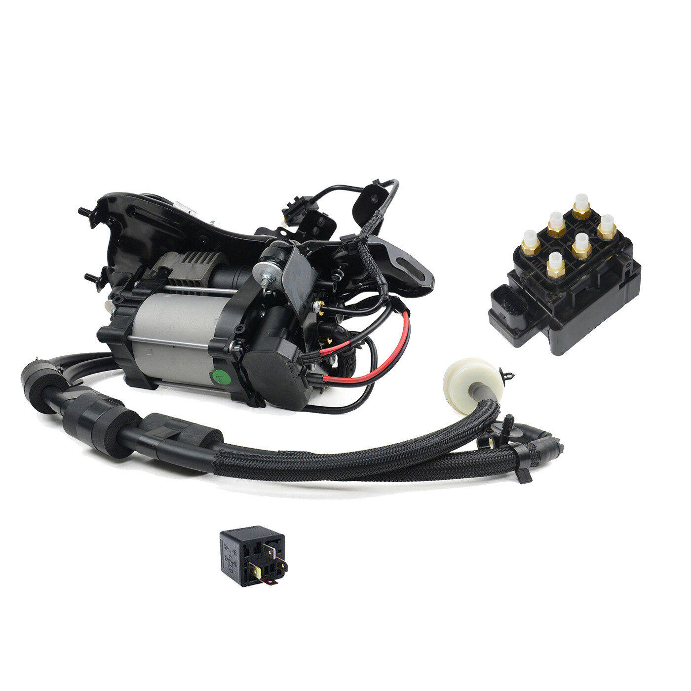 Air Suspension Compressor Pump Kit Fits Jeep Grand Cherokee 2011-2018 ...