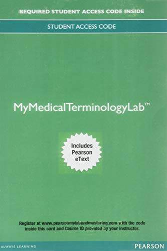 MyLab Medical Terminology with Pearson etext--Access Card--for Medic ...