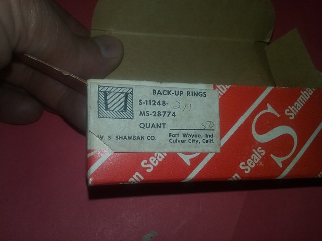 Cessna Piper Beech and others BACK UP RINGS 50EA S-11248-211 / MS28774 for sale online | eBay