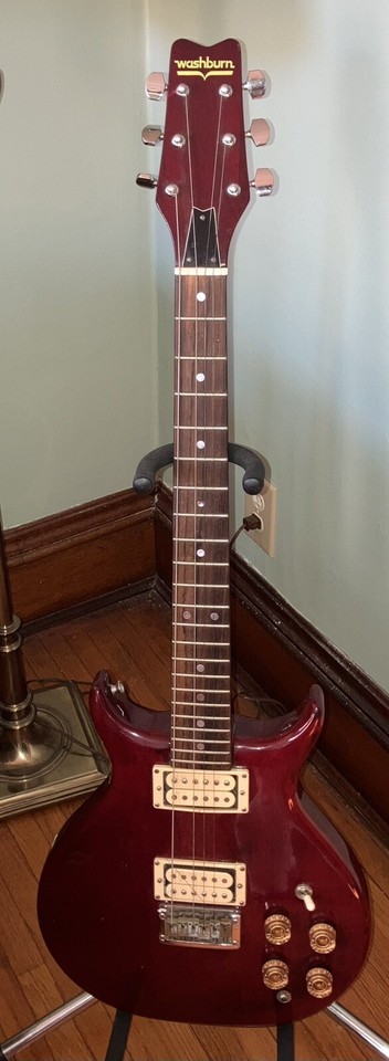 1978/79 Washburn Wing Series Transparent Red Raven Electric Guitar Made ...