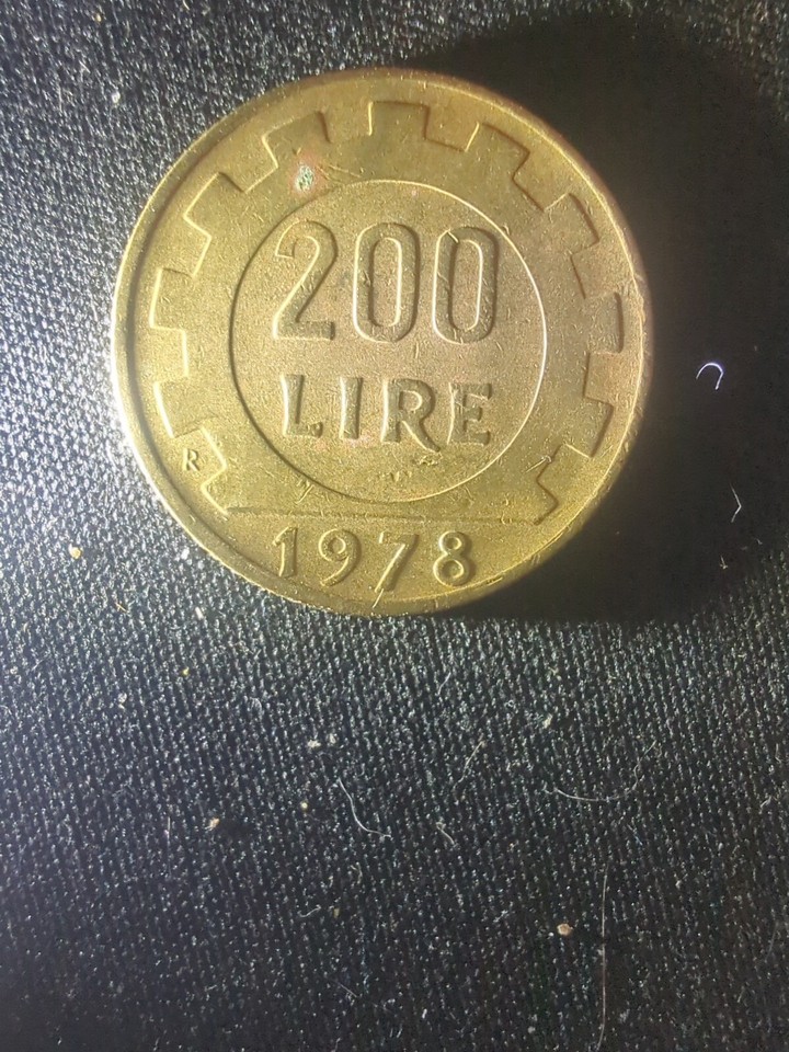 1978 Italy 200 Lire Coin XF World Coin Aluminum Bronze #K1240 | eBay
