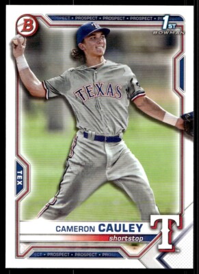 2021 Bowman Draft Cameron Cauley G109 Texas Rangers #BD-192 | eBay