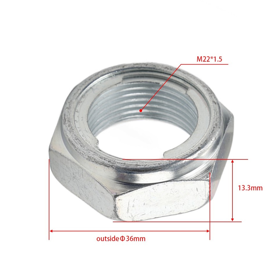 Rear Axle Shaft Lock Nut M22xP1.5 For Honda CRF250R CRF250X CRF450R ...