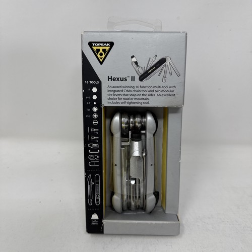 Topeak HEXUS II Multi Bike Tool + Chain Tool + Instruction Sheet - NEW ...