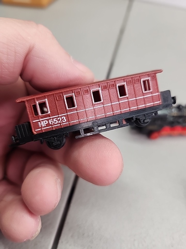 Vintage 1989 Soma Micro Miniature Train Diecast, Black, Train, Pull ...