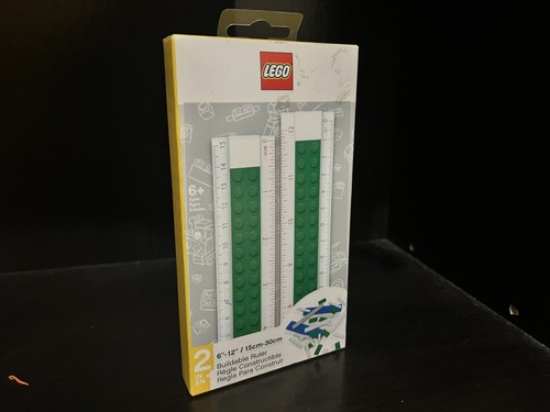 LEGO Buildable Green Ruler 6-12” Rare Exclusive Retired Compatible With ...