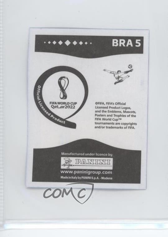 2022 Panini FIFA World Cup Qatar Stickers Brazil Blue Alex Sandro #BRA5 ...