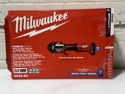 NEW Milwaukee 2922-22 Force Logic Press Tool W/ One-Key 1/2” - 2 ...