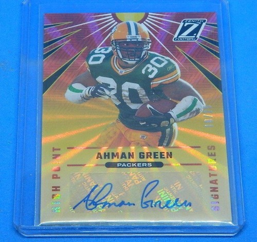 Ahman Green Autographed 2021 Panini Zenith High Point Card /25 #HPS-AG ...