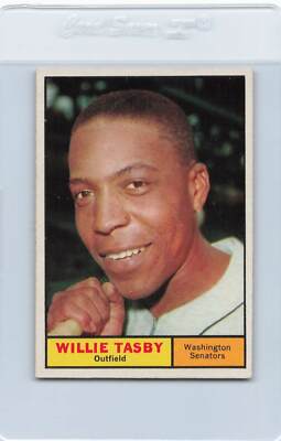 1961 Topps #458 Willie Tasby Senators EX/MT *10974 | eBay