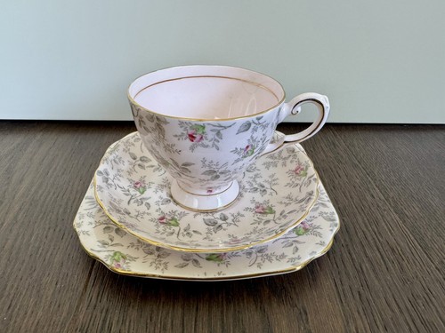 Vintage Tuscan Fine English Bone China “Rosalie" Trio - Tea Cup, Saucer ...