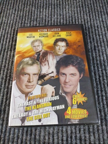 Action Classics (4 Movies DVD) Lee Marvin, R Widmark, John Ireland ...