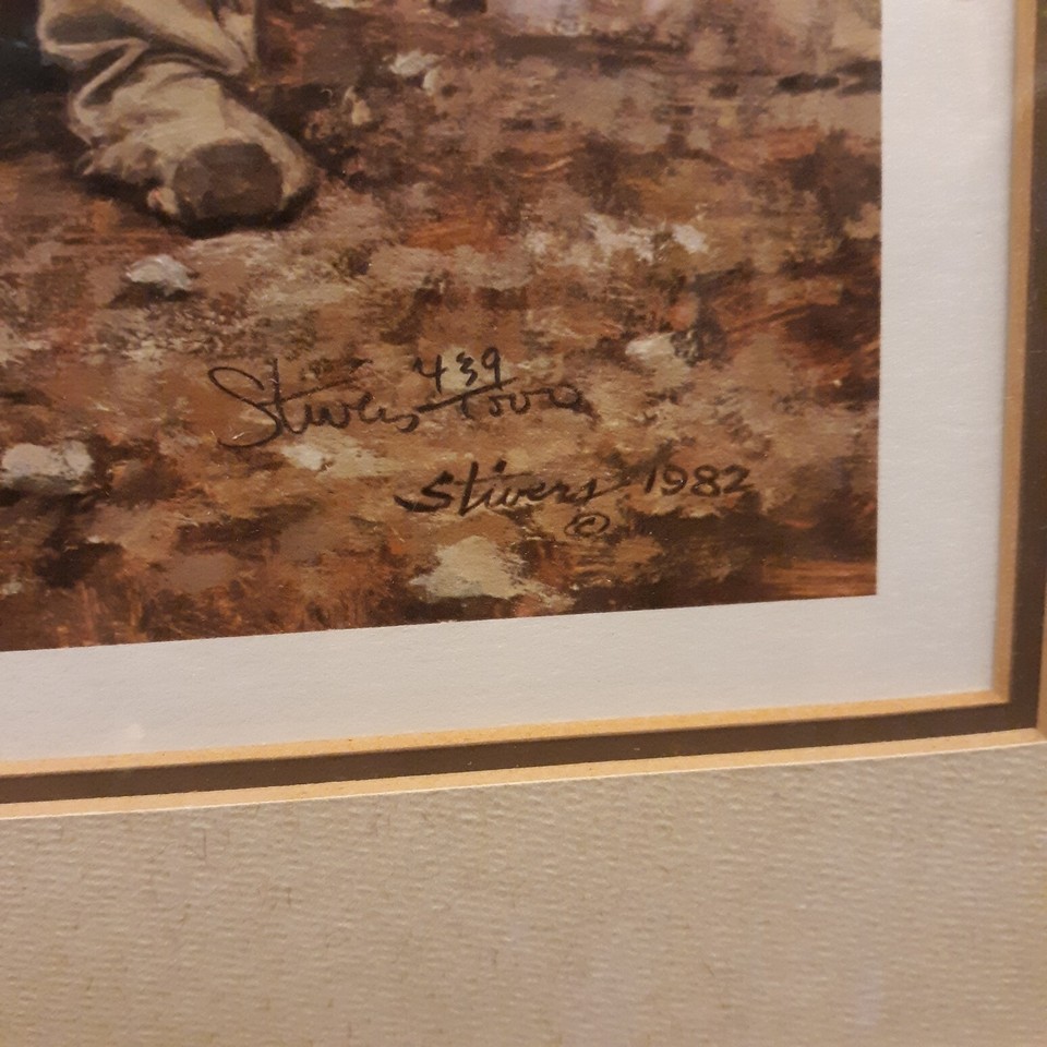 Don Stivers Portrait of a Posse Print, Ltd. Edition, signed and ...