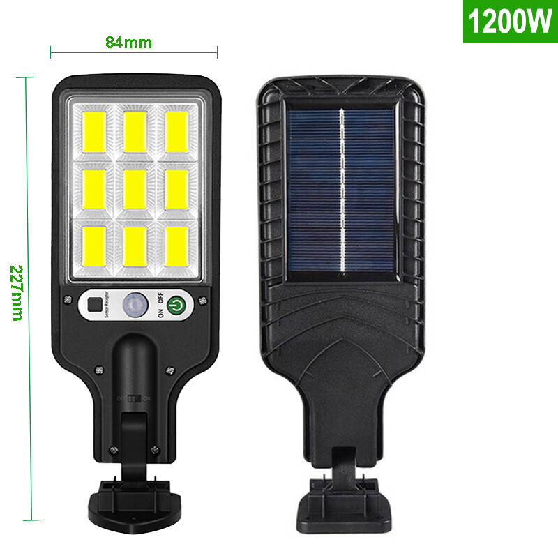 5000W LED Solarleuchte mit Bewegungsmelder Außenlicht Gartenlampe ...