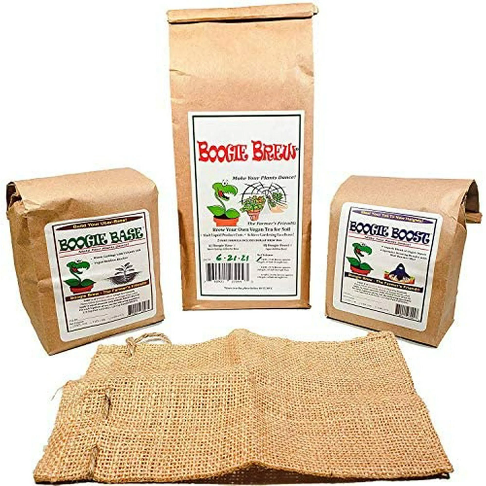 Boogie Brew 3 lb Heavy Harvest Compost Tea Fertilizer 2-Part, Makes 50 ...