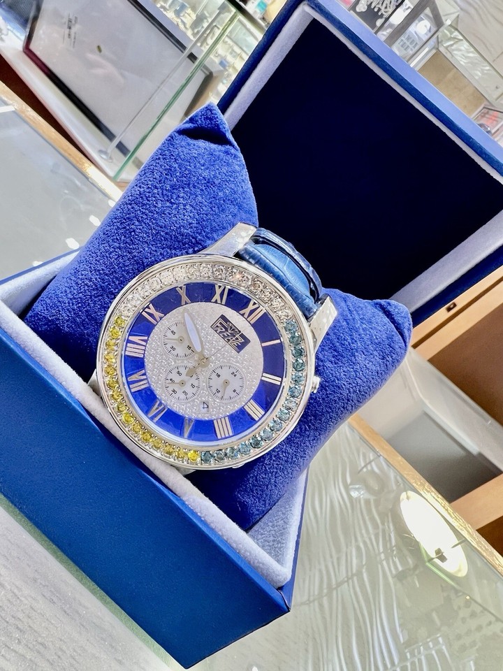 Blue Freeze Diamond Watch | eBay