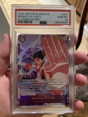 Monkey.D.Luffy (061) (Alternate Art) EB02-061 Extra Booster: Anime ten ...