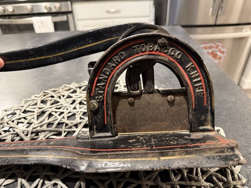 Antique Reading Hardware Co. Standard cast iron tobacco cutter. | eBay