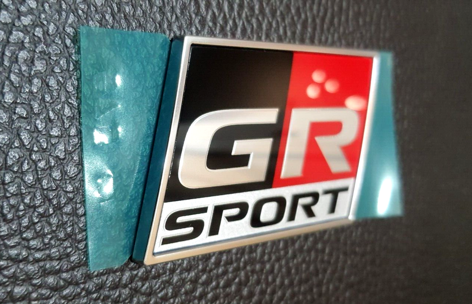 GENUINE GR SPORT LOGO EMBLEM BADGE FOR BLACK DOOR TOYOA HILUX REVO ...
