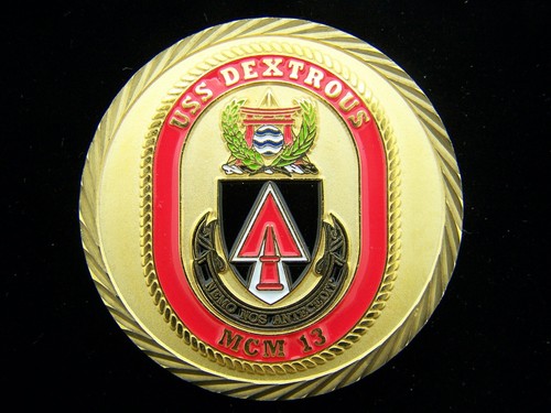 USS Dextrous MCM 13 Commanding Officer Challenge Coin | eBay