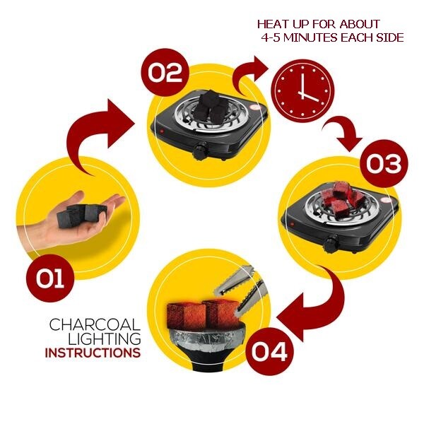 3 PACK 216 PCS Coco Java Natural Coconut Hookah Charcoal Shish 216 PCS ...