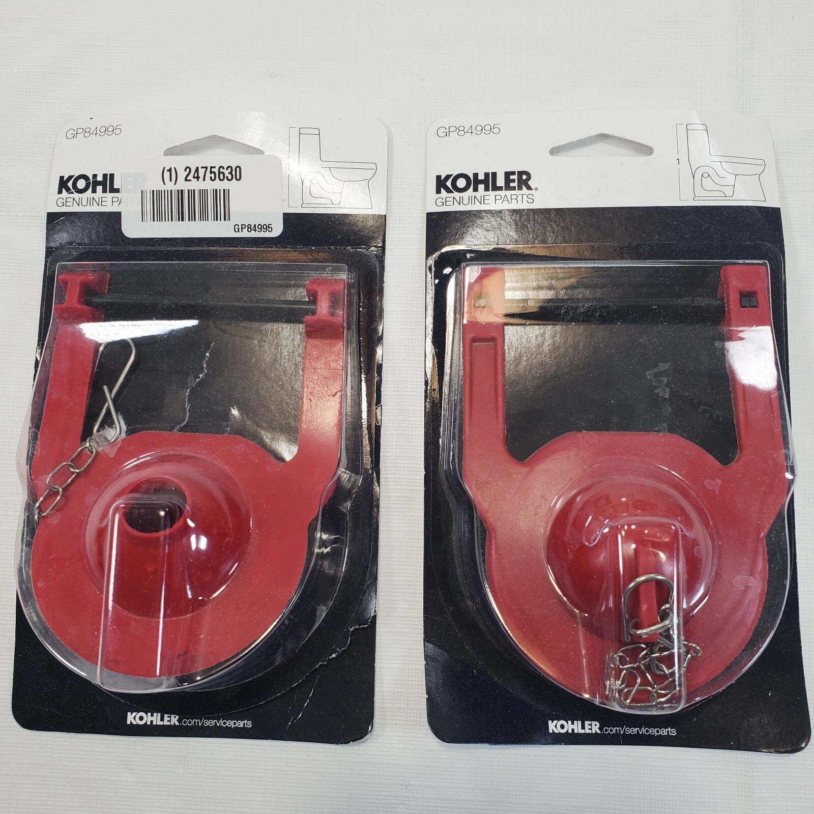 Kohler Genuine Parts New Red Flapper Assembly #GP84995 | eBay