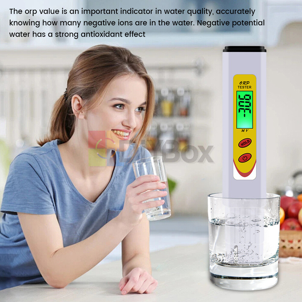 Aquarium Water Tester Drinking Water Analyser Pen ORP Meter Oxidation ...