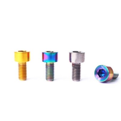 4pcs M5 * 10mm Titanium screw Bicycle brake handle fixed bolts ...