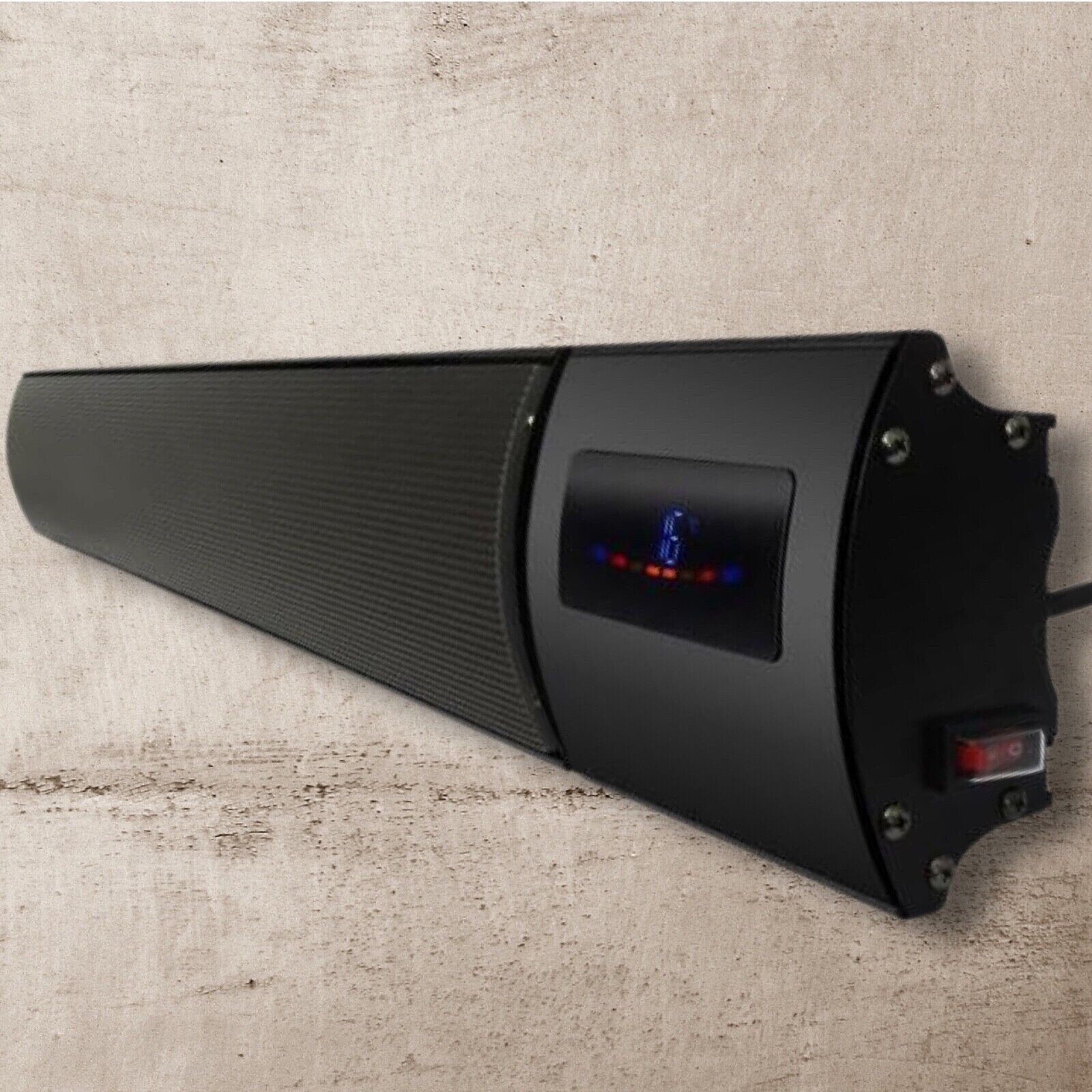 Heater Electric Infrared Bar 2400W, Wall/Ceiling Mount, Remote Control ...