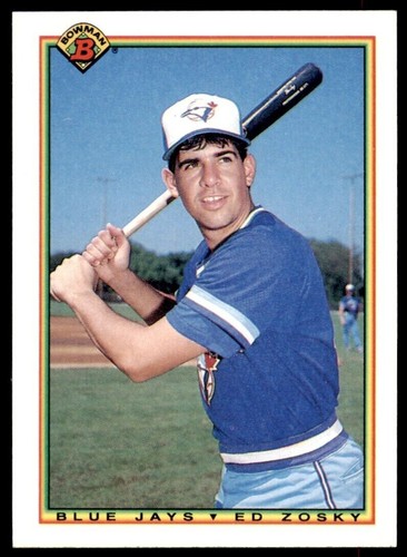 1990 BOWMAN ED ZOSKY RC TORONTO BLUE JAYS #523 | eBay