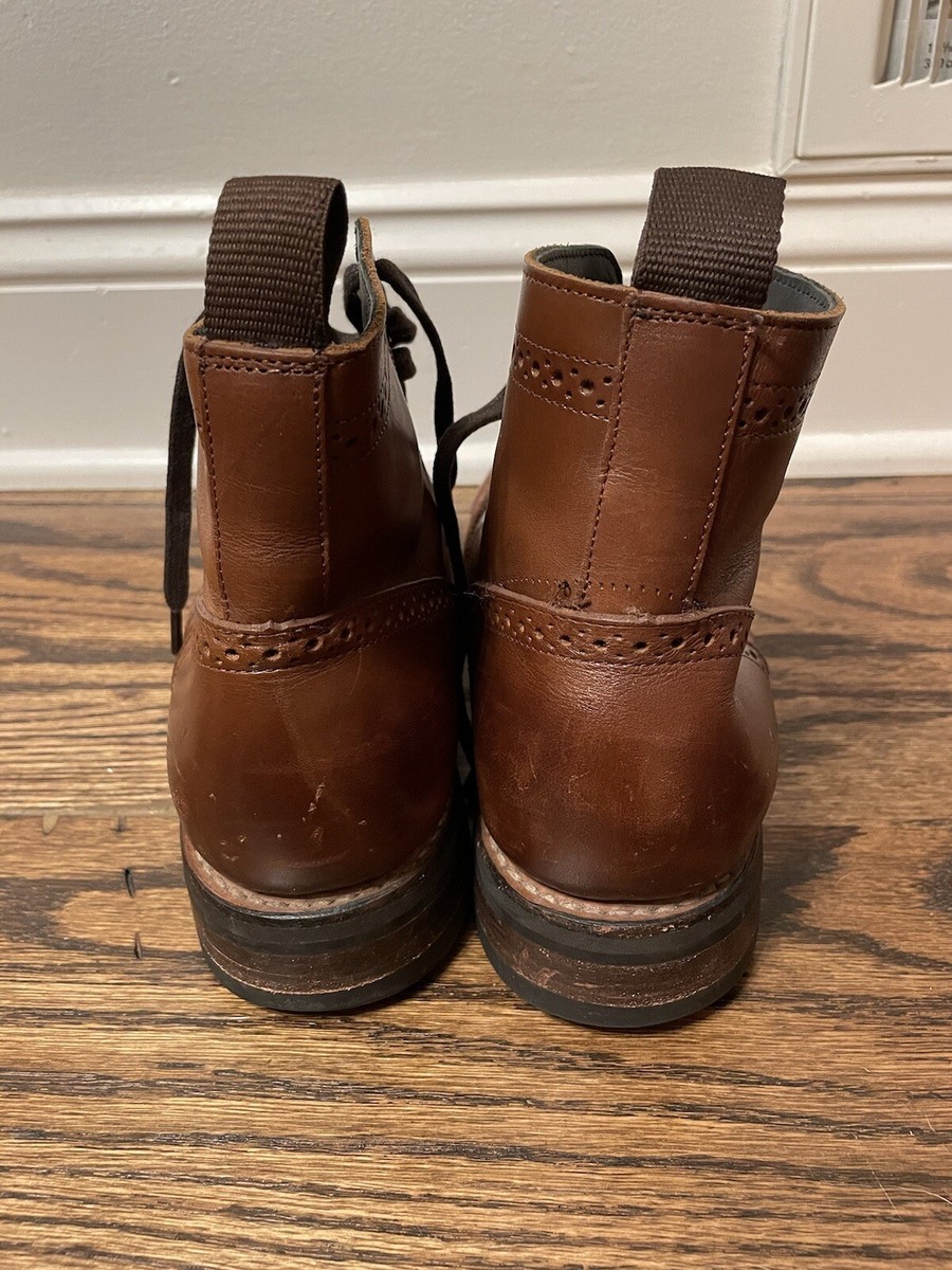 Thursday Boot Co Everyday Brown Leather Boots Wingtip Men's Thursday Boot Co Everyday Brown Leather Boots Wingtip Men's