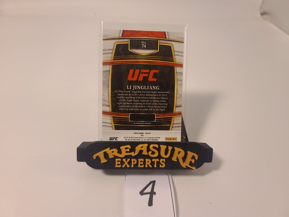 2022 Select UFC #74 Li Jingliang Concourse Level UFC Card Mint | eBay