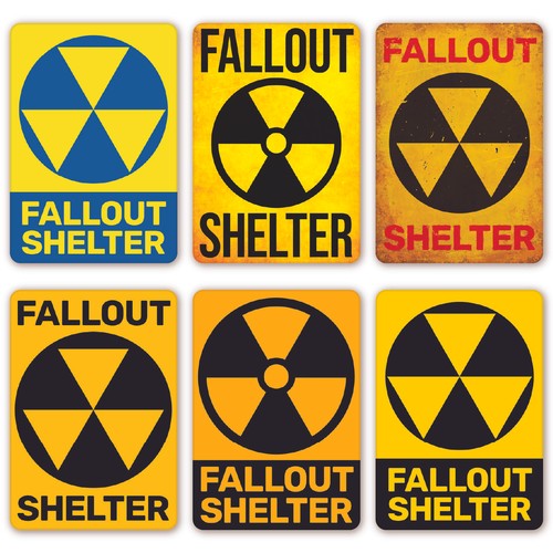 Fallout Shelter Metal Sign Plaque Man Cave Wall Zombie Walking Dead ...