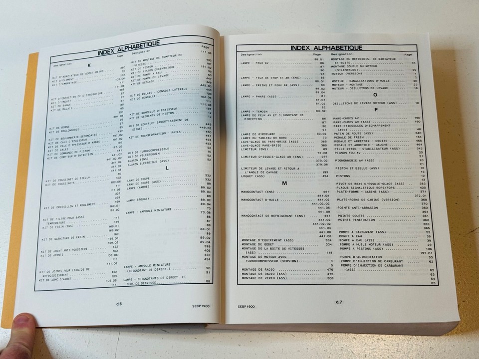 OEM Factory Caterpillar Cat Parts Book Manual Catalog 416 Backhoe ...