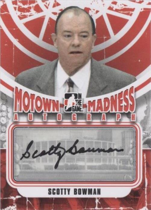 2012-13 In the Game Motown Madness - Autographs Scotty Bowman #A-SB (AU ...