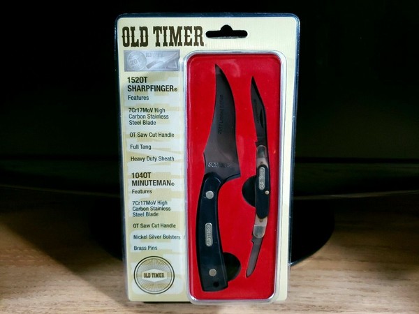 Schrade Old Timer 2017 Limited Edition 1040t & 1520t Knife Set for sale online | eBay