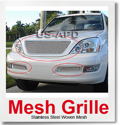 FOR 03-09 Lexus GX 470 GX470 Mesh Grille Combo 637230819937| eBay