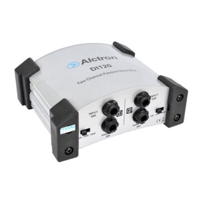Passive Direct Box Dual 2 Channels DI Box for Keyboards Electric Guitar ...