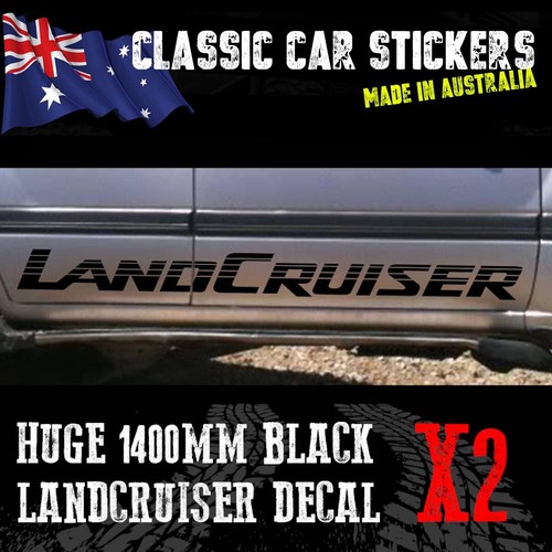 LANDCRUISER 80 100 200 series DECAL KIT PAIR 4x4 1400mm | eBay Australia