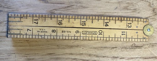 Vintage Stanley folding ruler, no. 68 | eBay