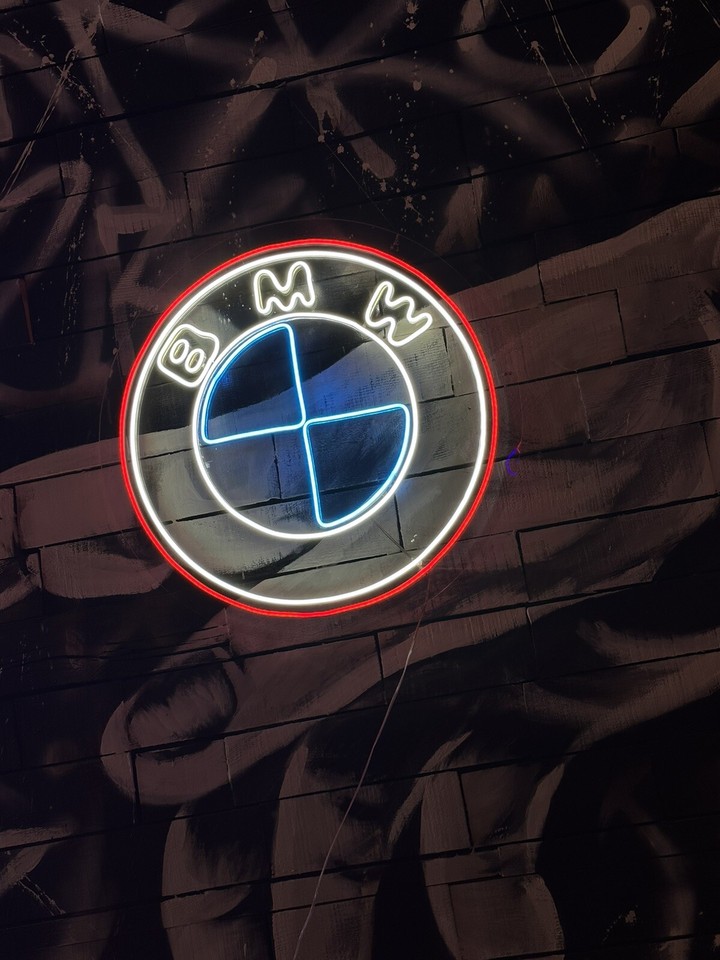 BMW Neon Sign Garage Decor Sign Car Logo Led Sign Gifts for Boyfriends ...