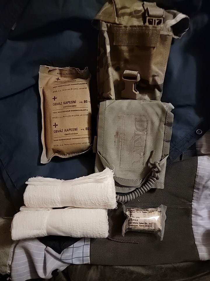 (1)US Military MOLLE IFAK Indiv First Aid Kit Pouch Sekri OCP Multicam ...