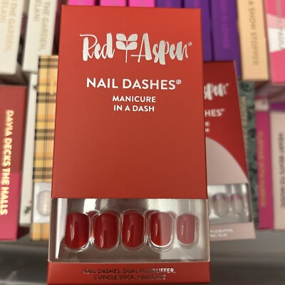 Red Aspen Pop-On Manicure In A Dash Nail Dashes-New-Ask For Others, 100 ...