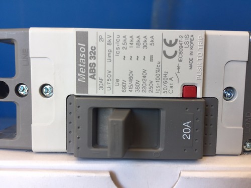 LS METASOL ABS 32C 20A 240V 2P CIRCUIT BREAKER | eBay
