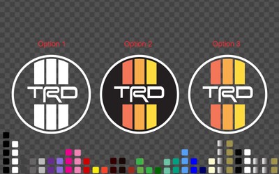 Toyota Retro TRD Sticker Decal Vintage Car Window Bike Laptop many ...